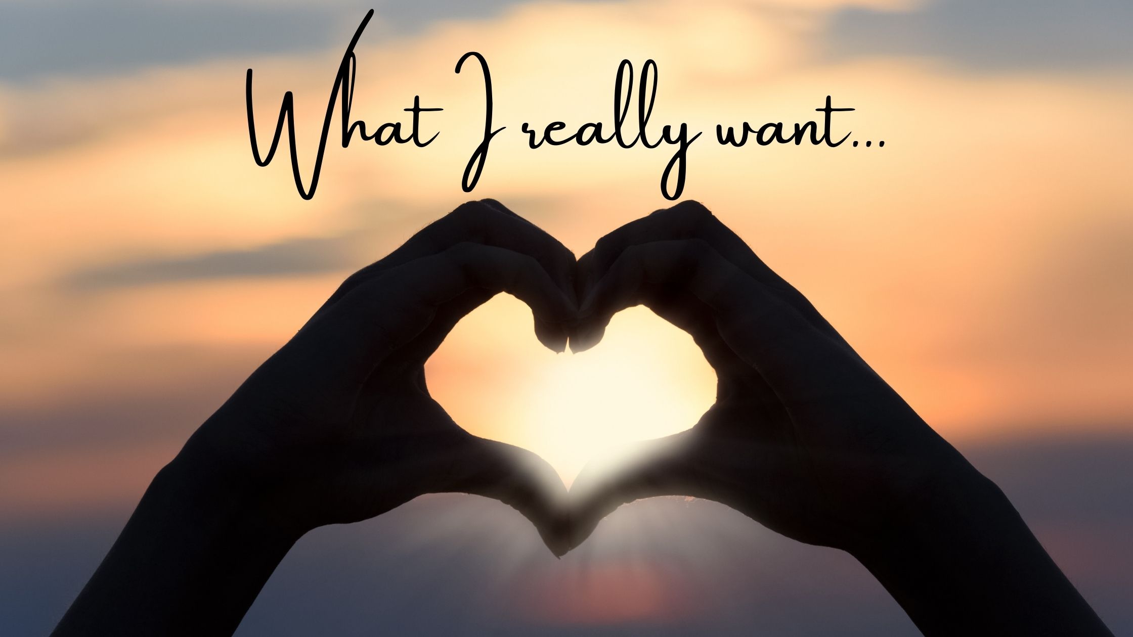 Let me tell you what I want, what I really really want…