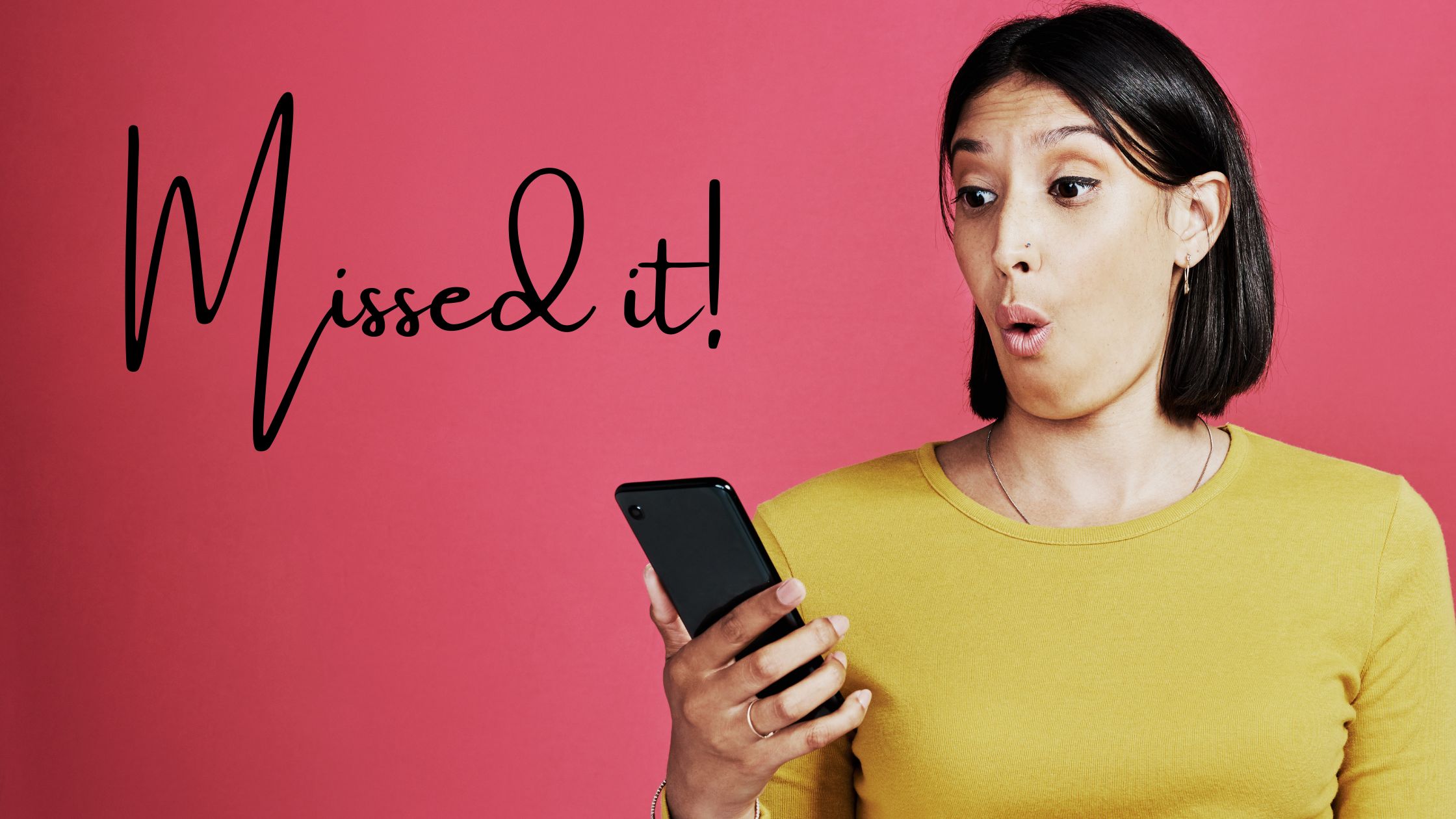 Ever missed the shot?